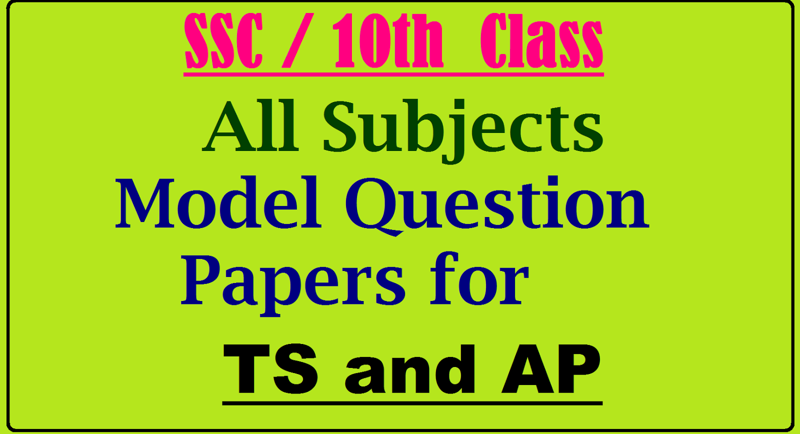 AP 10th Class Model Papers 2023 All Subjects Download Sakshi Eenadu AP 10th Class Model Papers 2023 All Subjects Download Sakshi Eenadu