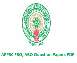 AP Forest Beat Officer Previous Question Papers PDF