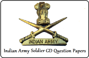 Indian Army GD Previous Year Question Papers PDF