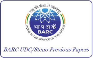 BARC UDC Previous Year Question Papers | Download Stenographer Model ...