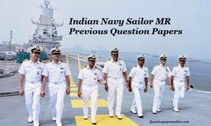 Indian Navy MR Previous Question Papers PDF Download - Sailor Model ...