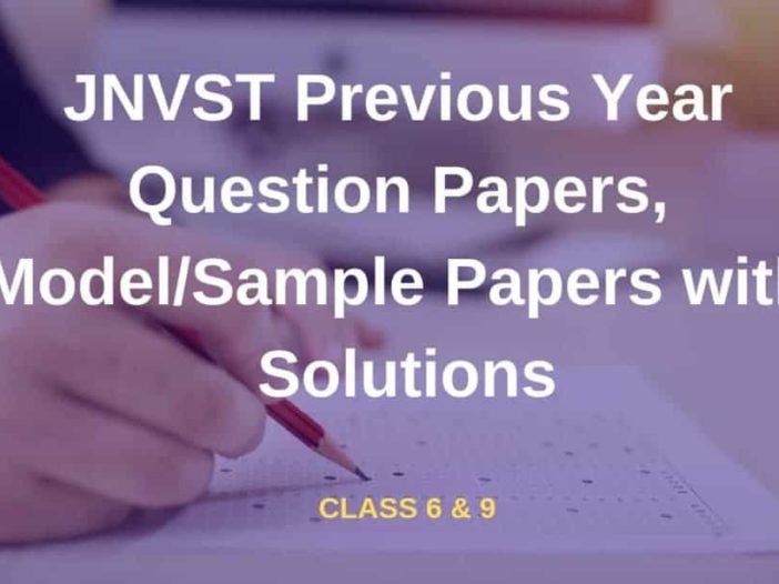 Navodaya 6th Class Previous Year Question Papers (PDF) JNVST Class 6 ...