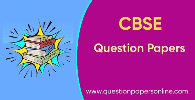 CBSE Class 10 Hindi Question Papers (PDF) Download Hindi COURSE-A ...