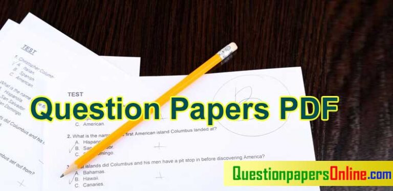 APPSC Polytechnic Lecturer Previous Question Papers (PDF) ECE/EEE/CSE ...